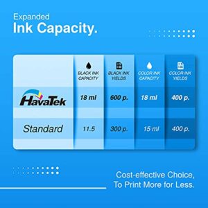 HavaTek Remanufactured Ink Cartridge Replacement for Canon PG-240XL CL-241XL for Pixma MG3620 MG3600 MX452 MG2120 MG3520 MX472 MG3220 MX432 MG2220 MX512 MG3122 MG3222 MG3120 Printer (1 Black, 1 Color)