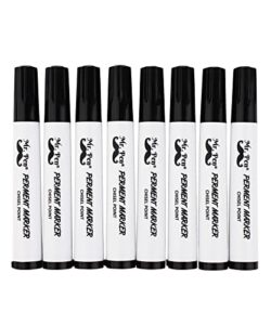 mr. pen- black permanent markers, 8 pack, chisel tip permanent marker, markers, black markers, thick black markers, permanent marker chisel, chisel tip black marker, chisel tip black, chisel tip