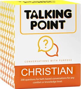 200 christian question cards for inspirational conversations – explore your faith and have fun on family game night, bible study or youth groups – perfect couples religious gifts for women or men