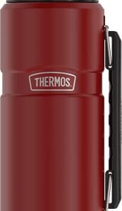 THERMOS Stainless King Vacuum-Insulated Beverage Bottle, 40 Ounce, Rustic Red