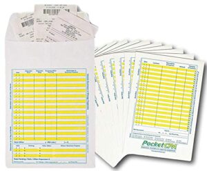 receipts organizer & expense envelopes. receipt organizer envelopes that record business expenses, store receipts and log auto mileage. organizes receipts. saves taxes. 12/pack. by pocketcpa.