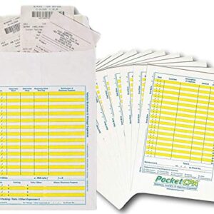 Receipts Organizer & Expense Envelopes. Receipt Organizer Envelopes That Record Business Expenses, Store Receipts and Log Auto Mileage. Organizes Receipts. Saves Taxes. 12/Pack. by PocketCPA.