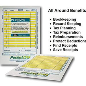 Receipts Organizer & Expense Envelopes. Receipt Organizer Envelopes That Record Business Expenses, Store Receipts and Log Auto Mileage. Organizes Receipts. Saves Taxes. 12/Pack. by PocketCPA.