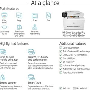 HP Laserjet Pro MFP M283cdw Laser Printer