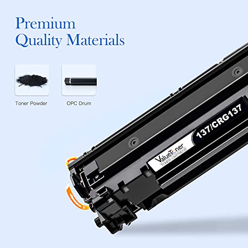 Valuetoner Compatible Toner Cartridge Replacement for Canon 137 CRG137 9435B001AA for ImageClass MF236n D570 MF247dw LBP151dw MF227dw MF229dw MF216n MF232W MF212w MF217w MF244dw MF249dw (2 Black)