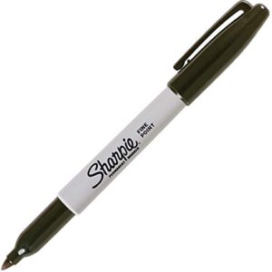 Sharpie 30001 Fine Point Permanent Marker Black Dozen