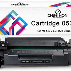 CHENPHON Compatible Toner Cartridge Replacement for Canon 057 (3009C001) 1-Pack Black with Canon imageCLASS MF445dw MF448dw MF449dw MF455dw LBP226dw LBP227dw LBP228dw LBP236dw Laser Printer