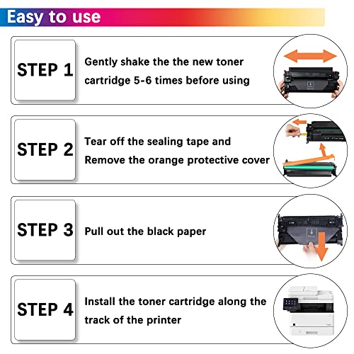 CHENPHON Compatible Toner Cartridge Replacement for Canon 057 (3009C001) 1-Pack Black with Canon imageCLASS MF445dw MF448dw MF449dw MF455dw LBP226dw LBP227dw LBP228dw LBP236dw Laser Printer