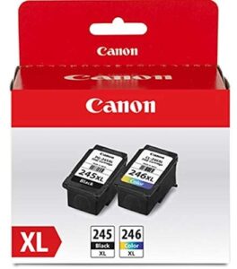 canon pg-245xl/cl-246xl original black & colour ink cartridges, combo