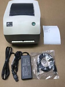 #s6b zebra tlp 2844 printer 2844-10301-0001 w/new adapter, usb, power cables &print