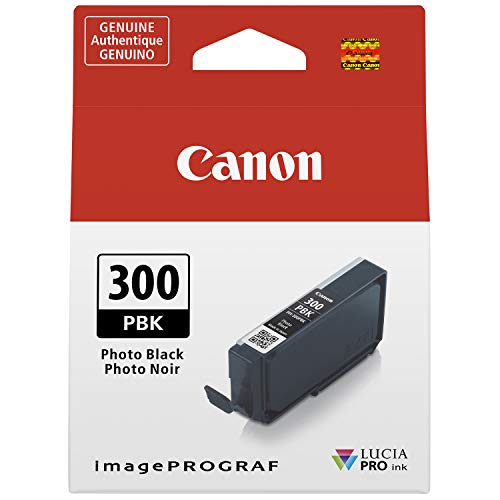 Canon PFI-300 Lucia PRO Ink, Photo Black, Compatible to imagePROGRAF PRO-300 Printer, Standard (4193C002)