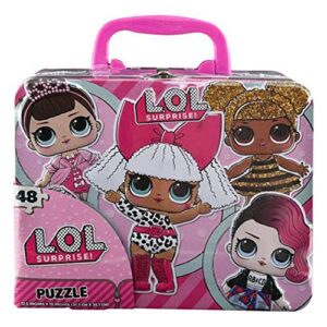 l.o.l surprise! 48pc puzzle tin box lunch tin