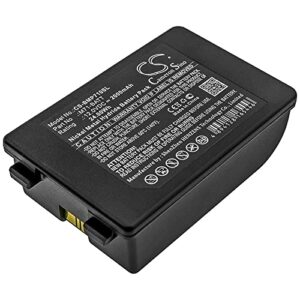 replacement battery for brady bmp71 and m71-batt printers: 2000mah