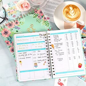 Budget Planner - Budget Book, Undated Monthly Bill Organizer with Pockets, 8.3" x 6.2", Expense Tracker Notebook, Budgeting Journal and Financial Planner/Book, Thick Paper Twin-Wire Binding