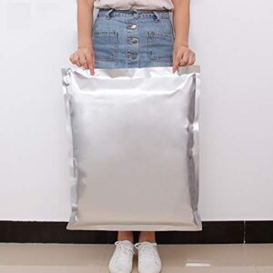 25 Pieces 5 Gallon Mylar Bags, Mylar Foil Flat Heat Sealing Bags for Food Storage for Beans, Wheat, Grains, Rice