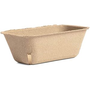 Pulp Fiber Berry Baskets for Fruit (1 Pint, 7.36 x 4.56 x 2.6 In, 60 Pack)