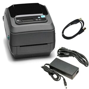 zebra gx420t thermal transfer desktop monochrome wireless barcode label printer – wifi, usb and serial connectivity – 203 dpi, 4.09″ max print width – jttands