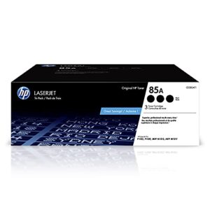 hp 85a black toner cartridges (3-pack) | works with hp laserjet pro p1102, p1109 series, hp laserjet pro mfp m1212, m1217 series | ce285at1