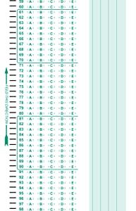 ScanRite - 882-E Scantron Compatible Testing Sheet (25 sheet pack)