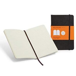 Moleskine Classic Notebook, Soft Cover, XL (7.5" x 9.5") Ruled/Lined, Black, 192 Pages