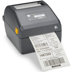 ZEBRA ZD421 Direct Thermal Only Desktop Barcode Label Printer, Gray - Ethernet, Bluetooth, USB and USB Host Connectivity, 203 dpi, 6 IPS, 4.09-Inch Max Print Width - ZD4A042-D01E00EZ JTTANDS