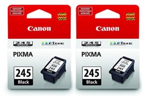 canon ink cfnpy cartridge, black pg-245 (2 pack)