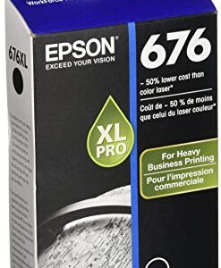 Epson T676XL120 DURABrite Ultra 676 Inkjet Cartridge -Black