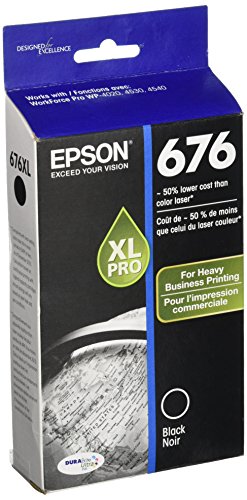 Epson T676XL120 DURABrite Ultra 676 Inkjet Cartridge -Black