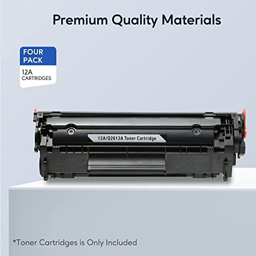 12A Toner Cartridge Replacement for HP 12A Q2612A Compatible with HP Laserjet 1020 1022 1012 1010 1015 1018 1022n 1022NW 3015 3030 3020 3050 3052 3055 M1005 M1319 M1319F Printer（2-Pack，Black）