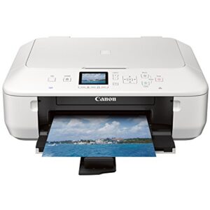 Canon PIXMA MG5520 Wireless All-In-One Color Photo Printer with Scanner, Copier and Auto Duplex Printing, White (Tablet Ready)