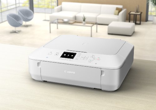 Canon PIXMA MG5520 Wireless All-In-One Color Photo Printer with Scanner, Copier and Auto Duplex Printing, White (Tablet Ready)