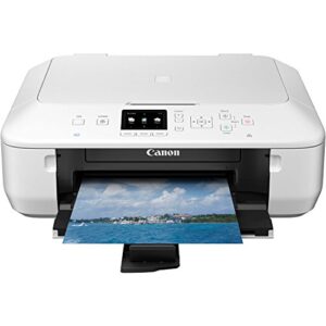 Canon PIXMA MG5520 Wireless All-In-One Color Photo Printer with Scanner, Copier and Auto Duplex Printing, White (Tablet Ready)