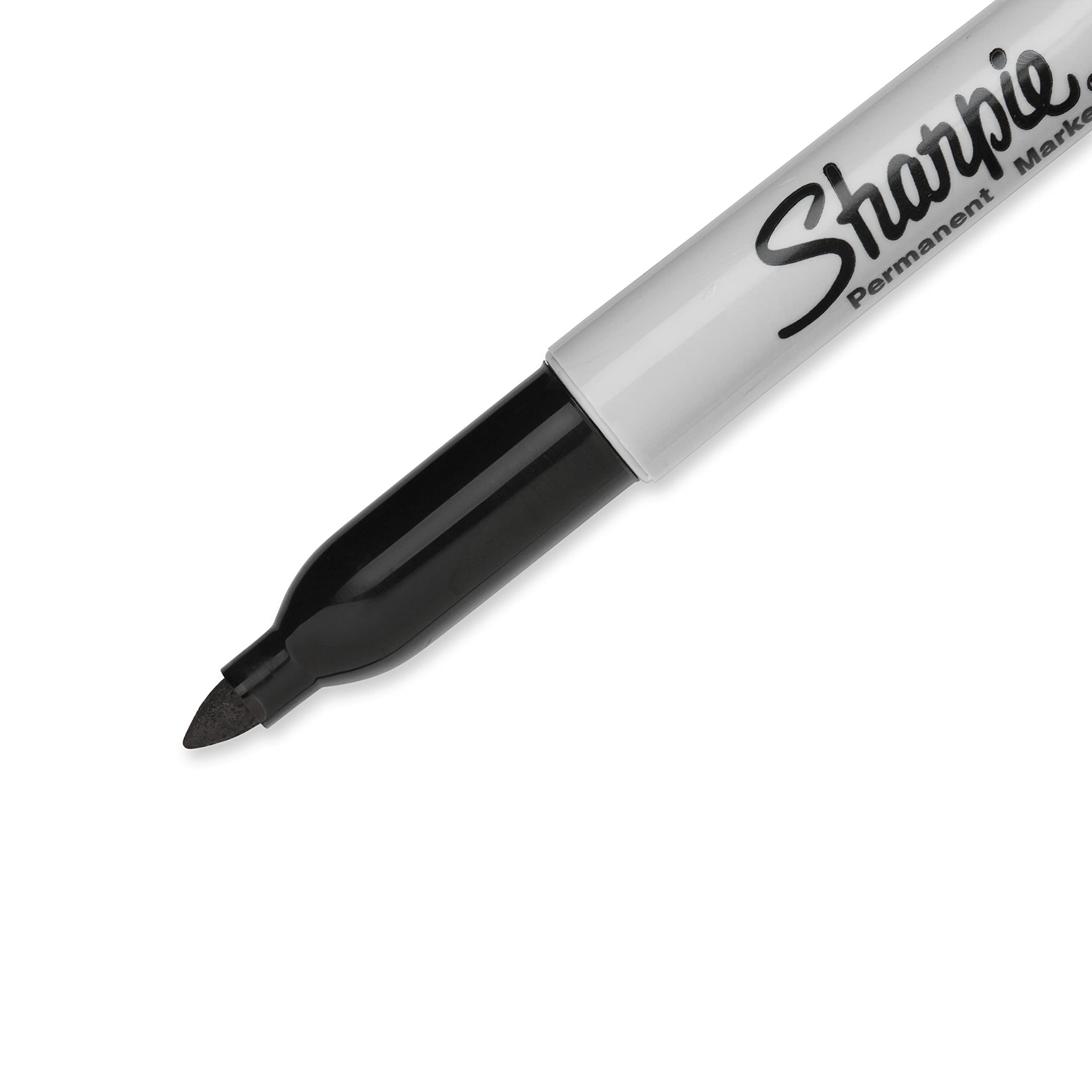 Sharpie 30162PP Permanent Markers, Fine Point, Black, 2 Count