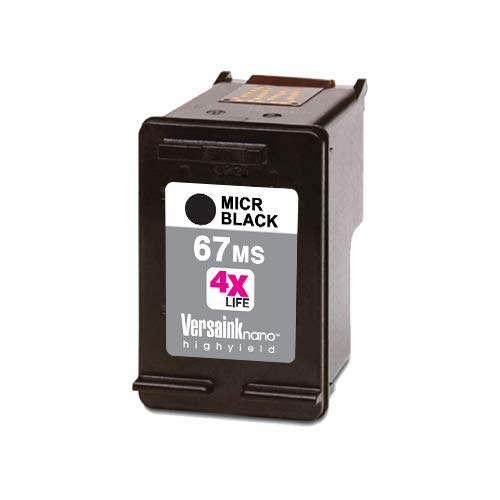 VersaInk-Nano HP 67 MS MICR Black Ink Cartridge for Check Printing