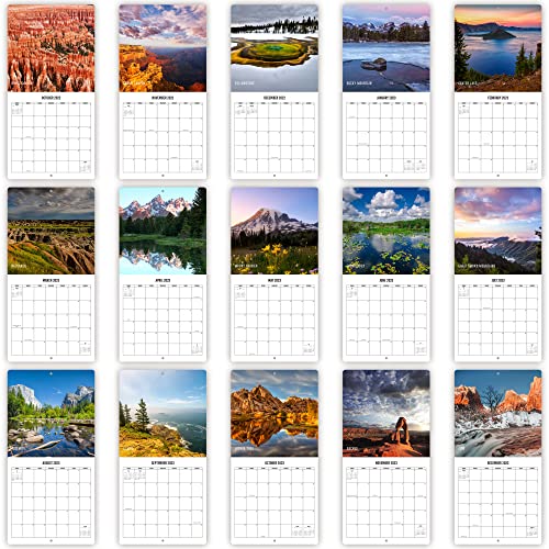 The Ultimate 2023 US National Park Wall Calendar - Runs Until December 2023 - The Perfect Monthly Calendar With Breathtaking Nature Pictures