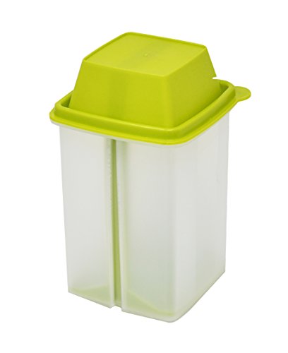 Pickle Storage Container with Strainer Insert, Food Saver (Green Lid) - by Home-X