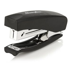 swingline stapler, soft grip handheld stapler, heavy duty, small portable size, mini stapler for home office desktop and home school supplies, 20 sheet capacity, black (09901)