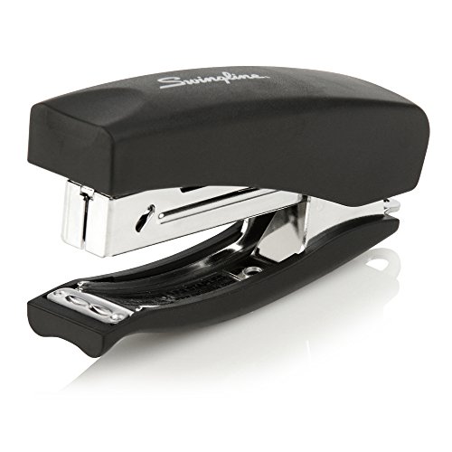 Swingline Stapler, Soft Grip Handheld Stapler, Heavy Duty, Small Portable Size, Mini Stapler for Home Office Desktop and Home School Supplies, 20 Sheet Capacity, Black (09901)