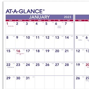 AT-A-GLANCE 2023 Wall Calendar Monthly Planner, 12 Month, Paper, 24" x 36", Extra Large (PM1228)