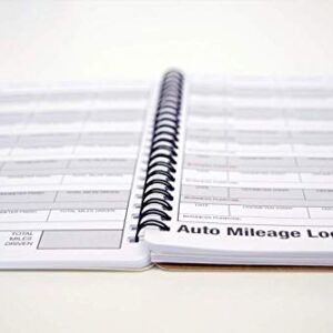 Auto Mileage & Expense Notebook – Vehicle Mileage Log, Miles Log Book to Track Over 400 Rides or Sessions, Track Odometer for Business Driving or Rideshare Apps – 5 x 8 Inches, 60 Pages (Pack of 1)