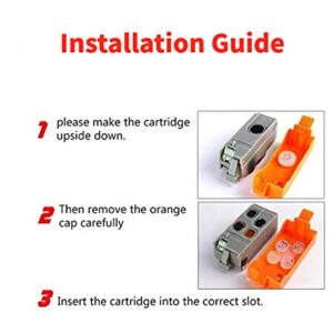 Compatible PGI-35 CLI-36 Ink Cartridge Replacement for Canon 35 36 Ink Work with Canon Pixma iP110 iP100 TR150 Printers (4BK, 2X Color)