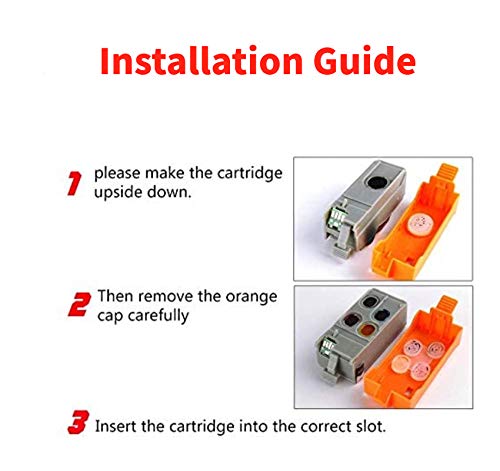 Compatible PGI-35 CLI-36 Ink Cartridge Replacement for Canon 35 36 Ink Work with Canon Pixma iP110 iP100 TR150 Printers (4BK, 2X Color)