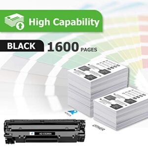 Aztech Compatible Toner Cartridge Replacement for HP 85A CE285A Toner Cartridge for HP Pro P1102w 1102w M1212nf MFP P1109w M1210 P1102w Printer Ink Cartridge (Black, 4-Pack)