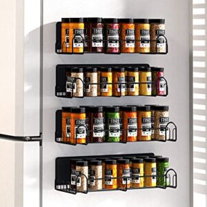 ygmmgy magnetic spice rack organizer, spice organizer magnetic shelf, magnetic spice rack for refrigerator