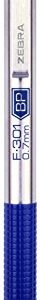 Zebra Pen F-301 Retractable Ballpoint Pen, Stainless Steel Barrel, Fine Point, 0.7mm, Blue Ink, 12-Pack