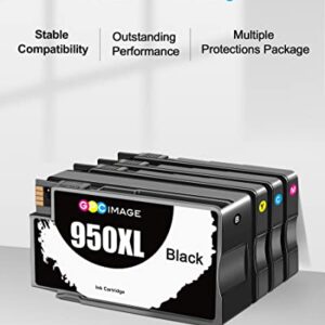 (12 Pack) GPC Image Remanufactured Ink Cartridge Replacement for HP 950XL 951XL 950 951 use for OfficeJet Pro 8600 8610 8615 8100 8620 8630 8640 8625 271dw 276dw Printer(Black, Cyan, Magenta, Yellow)