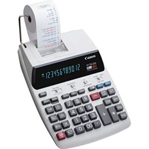 canon p170dh3 12-digit desktop printing calculator, white