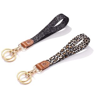 doooze wristlet keychain, wrist lanyard key chain, car keychain hand strap, cell phone lanyards key chain holder