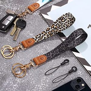 Doooze Wristlet Keychain, Wrist Lanyard Key Chain, Car Keychain Hand Strap, Cell Phone lanyards Key Chain Holder