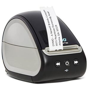 dymo labelwriter 550 direct thermal barcode label printer, usb connectivity – 62 labels per minute, auto label recognition, monochrome label maker, printer_cable